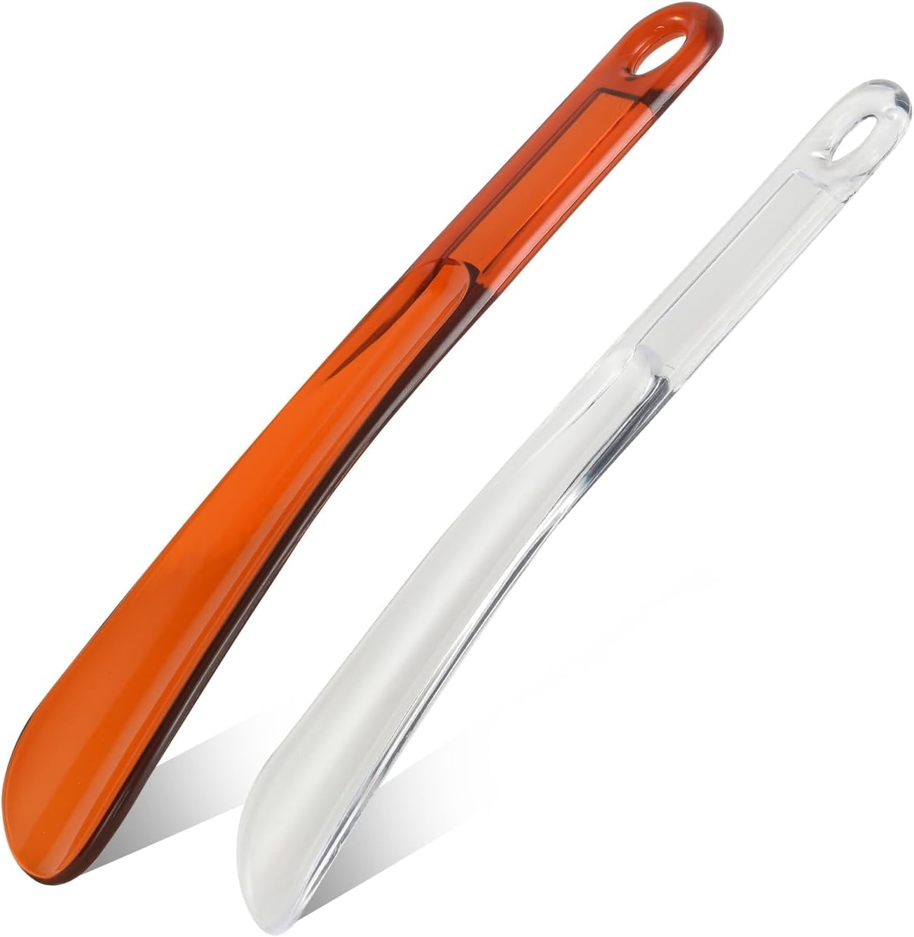 2Pcs Shoe Horns,Slim PS Shoe Horn with Hang Hole, Lightweight Shoe ...
