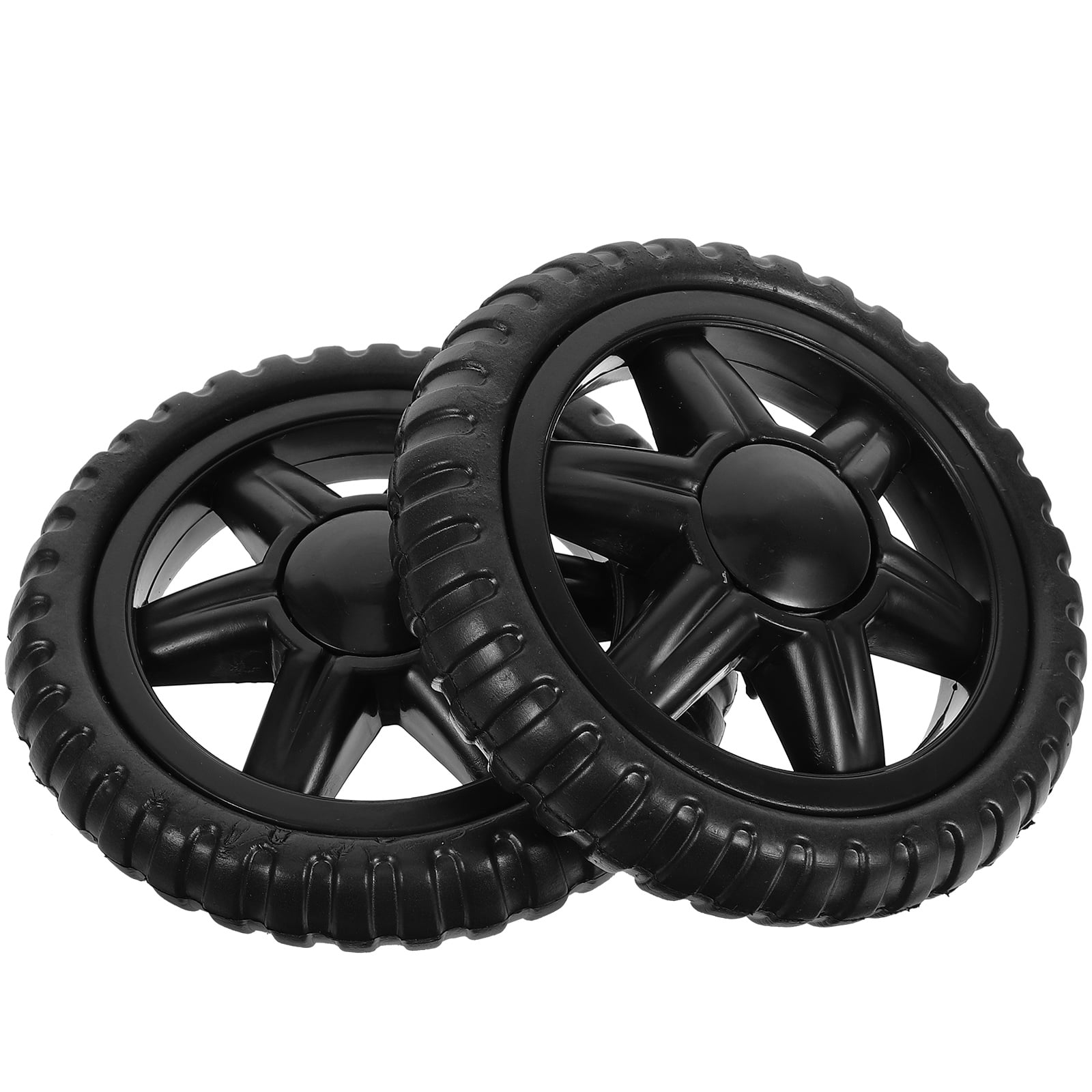 2Pcs Shopping Cart Wheels Shopping Cart Casters Trolley Casters Plastic ...