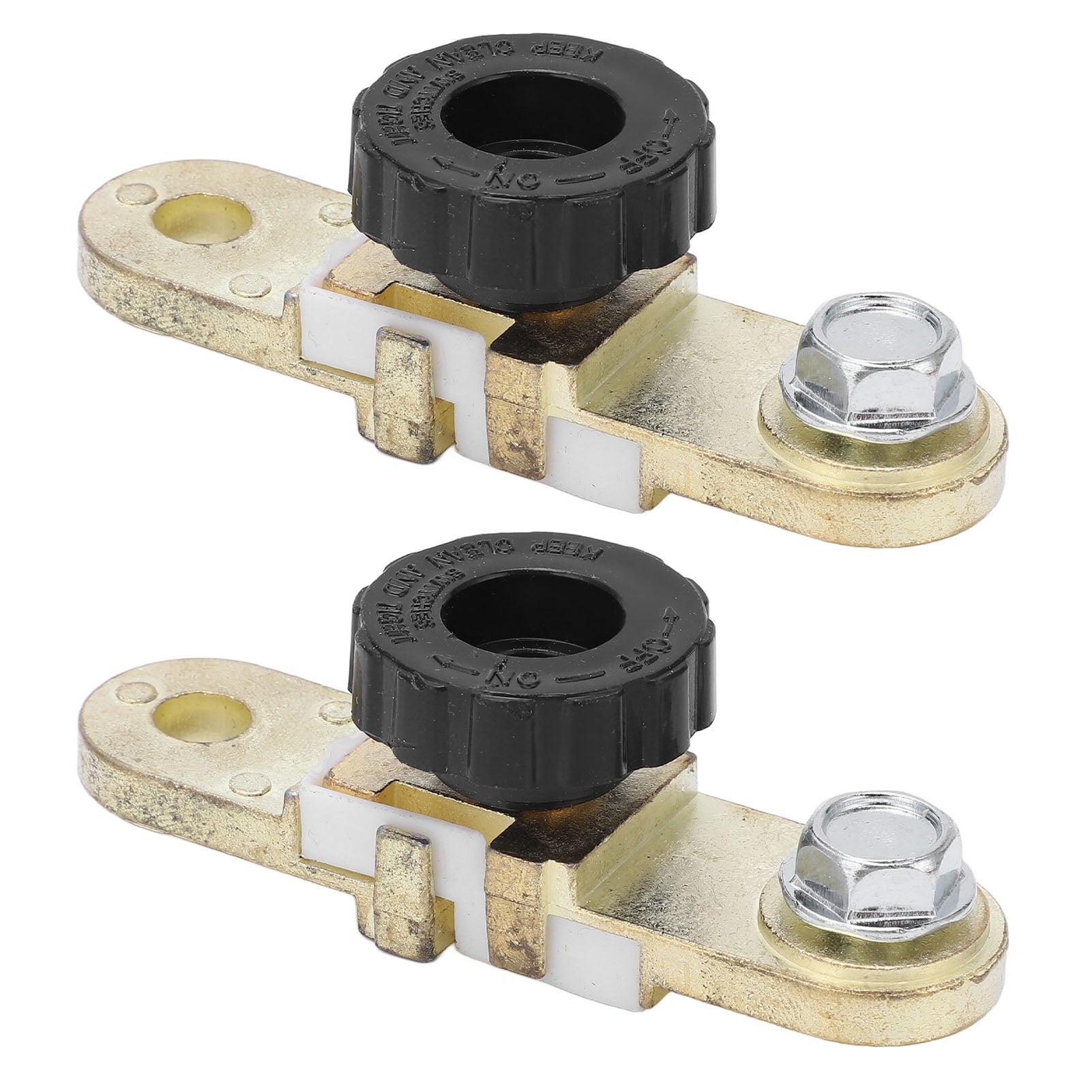 2Pcs Side Post Battery Disconnect Switch Power Cut Off Kill Isolator ...