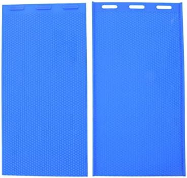 2Pcs Silicone Beeswax Sheet Mold Beehive Wax Deep Foundation Soft Press ...