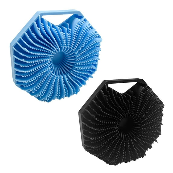 2Pcs Silicone Body Scrubber, Exfoliating Body Scrubber Women, Scrub ...