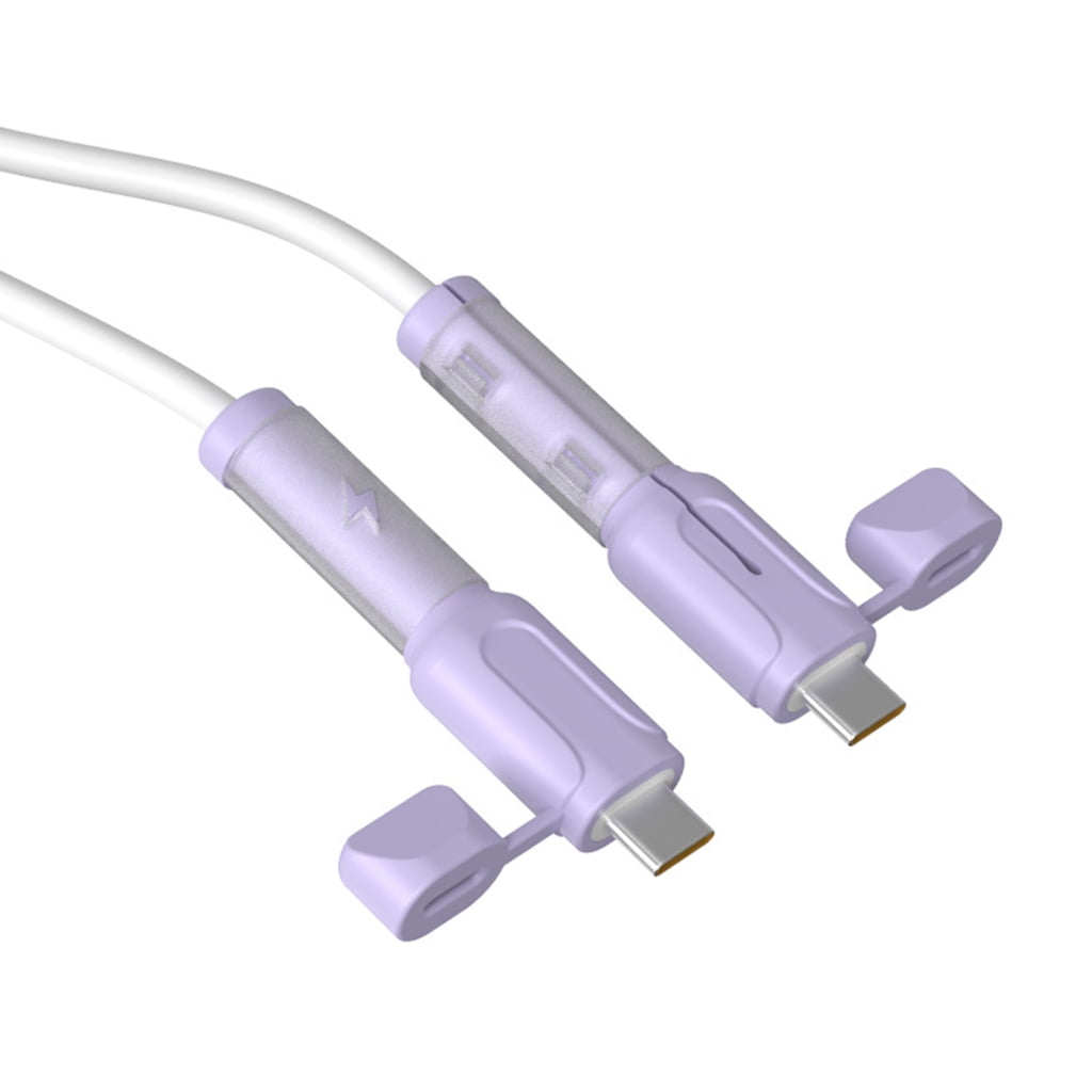 2Pcs Silicone Cable Protector for Phone Charging Adapter Data Cable ...