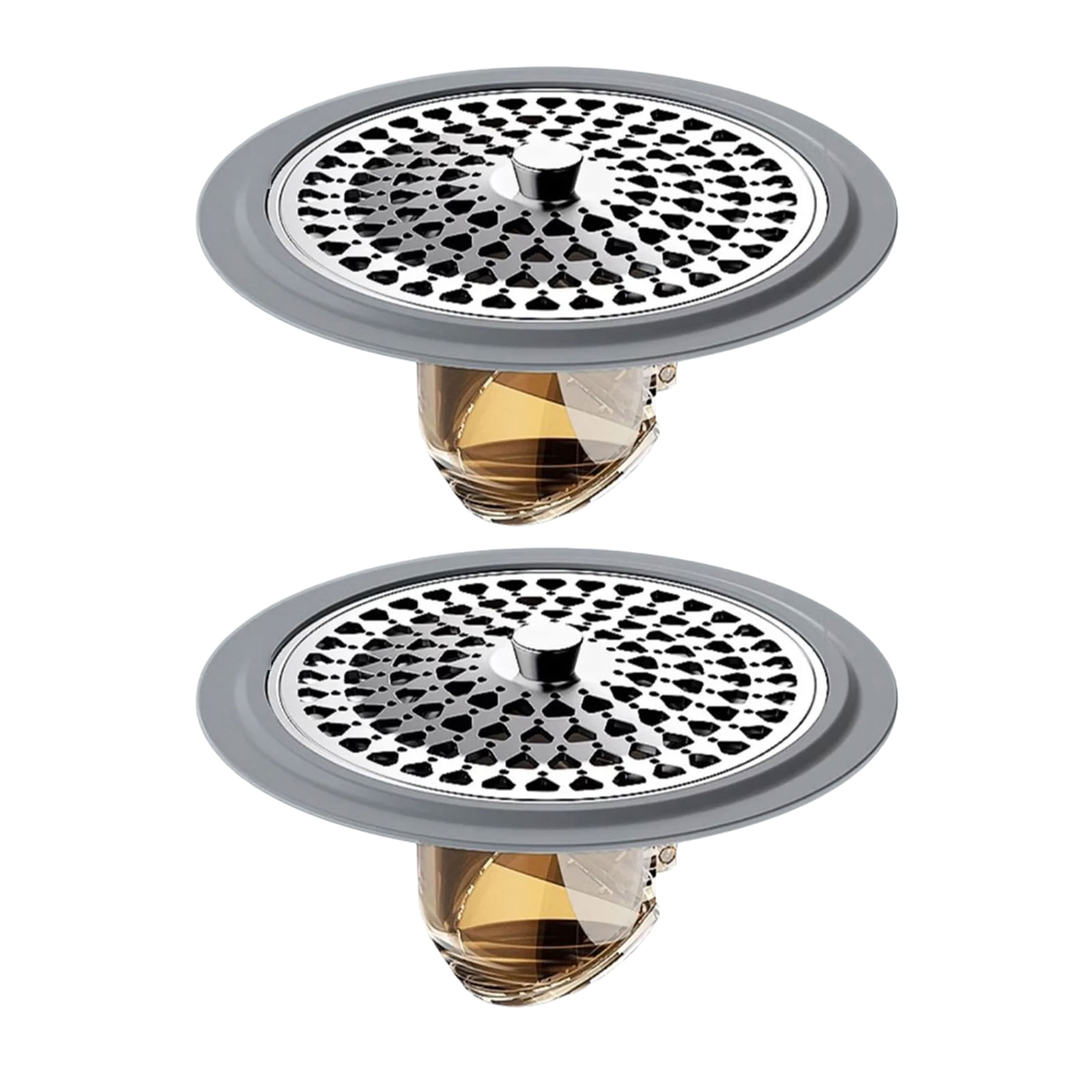 2Pcs Silicone Drain Backflow Preventer Anti Odor Drain Stop Temperature ...