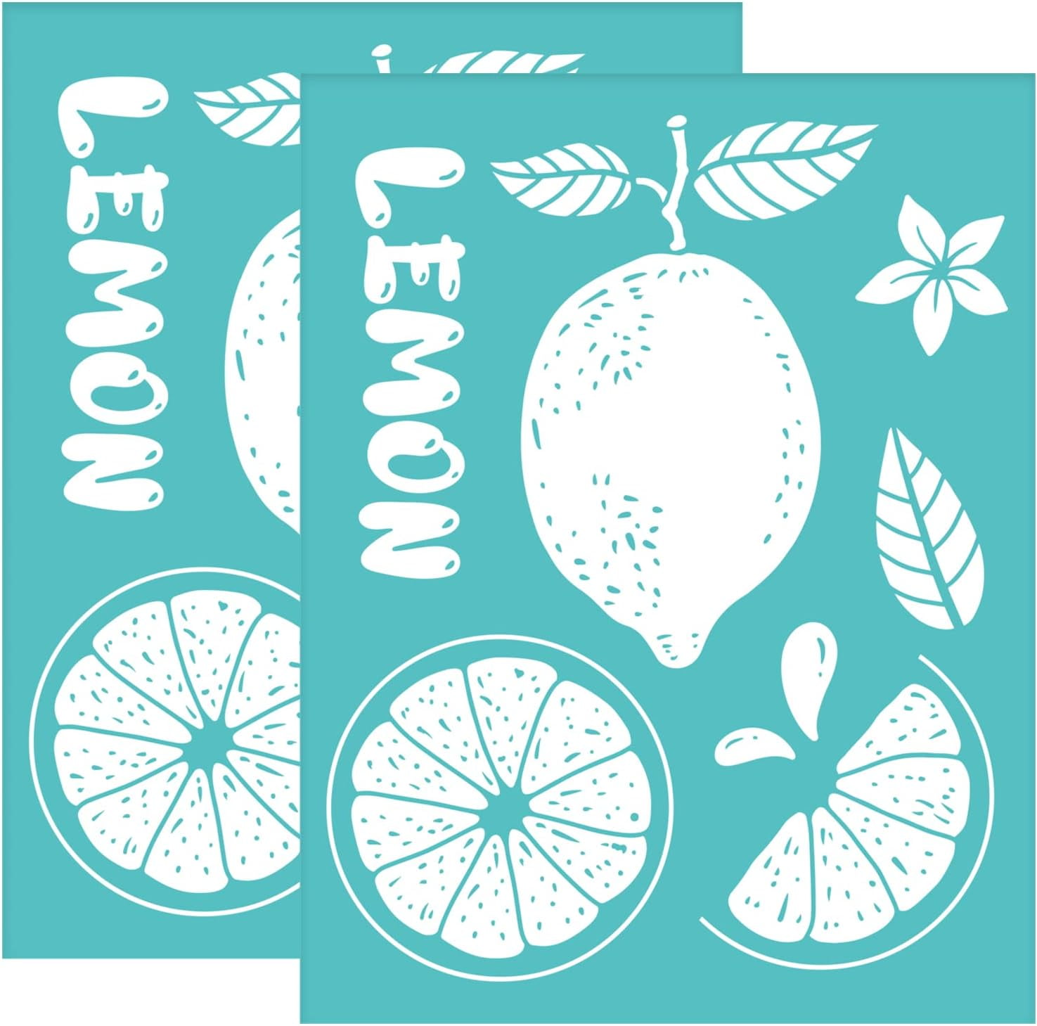 2Pcs Silk Screen Stencils Self-Adhesive Silk Screen Printing Stencils ...