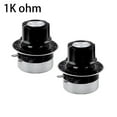 2Pcs Single Turn Rotary Potentiometer, Carbon Film Variable Resistor ...