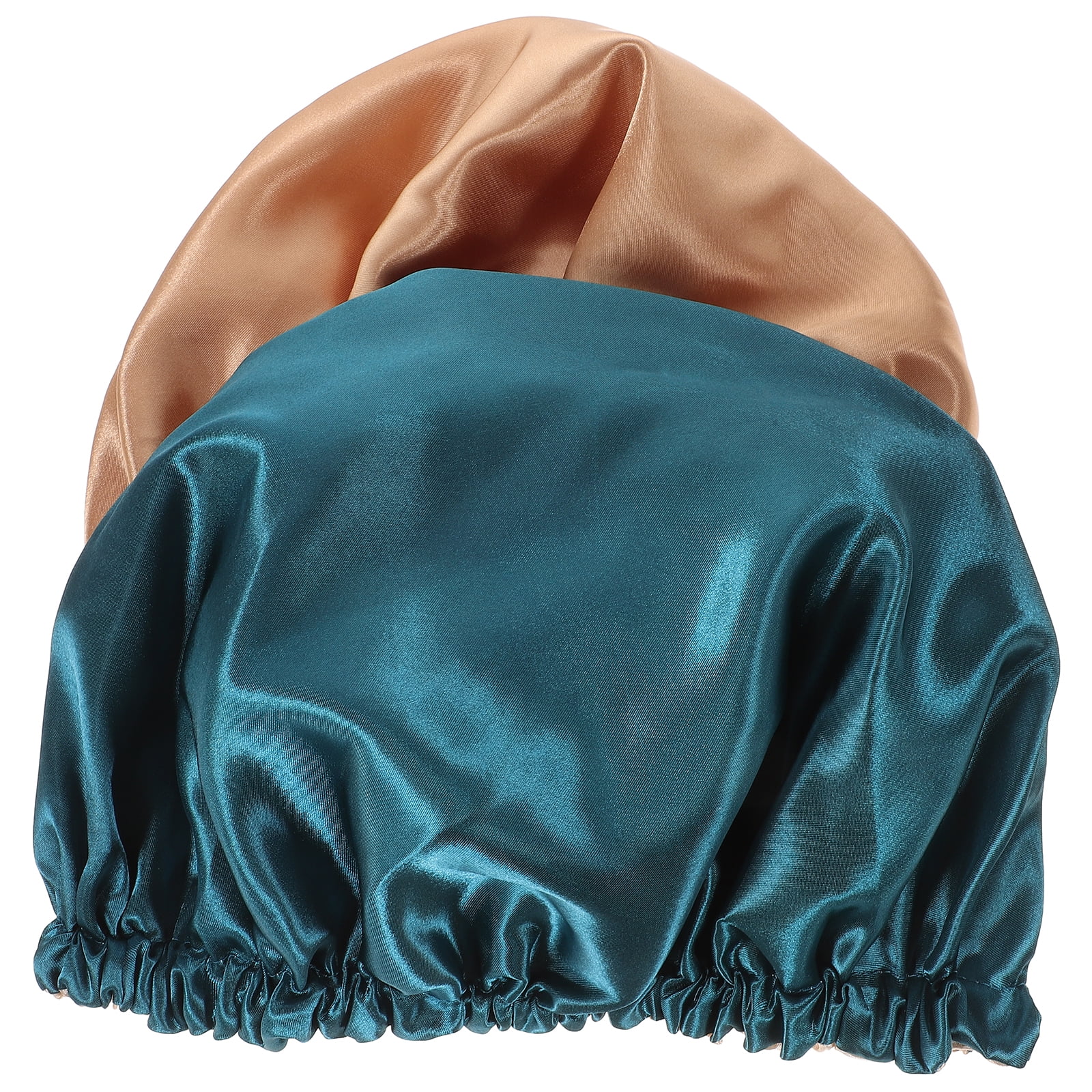 2Pcs Sleeping Round Hat Sleeping Bonnet Portable Satin Bonnet ...