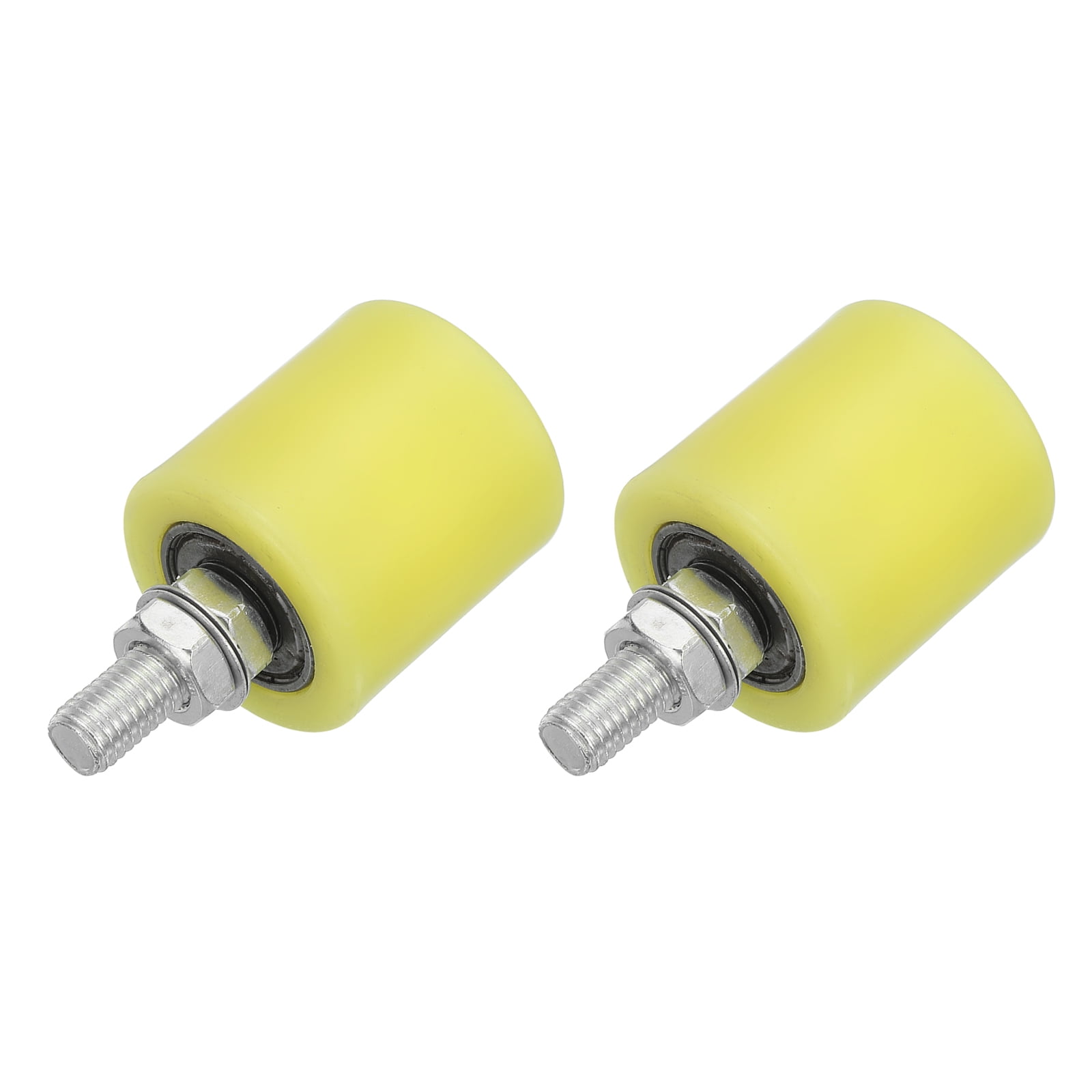 2Pcs Slide Gate Guide Roller, 1.97" Nylon Rollers Gate Support Assembly ...