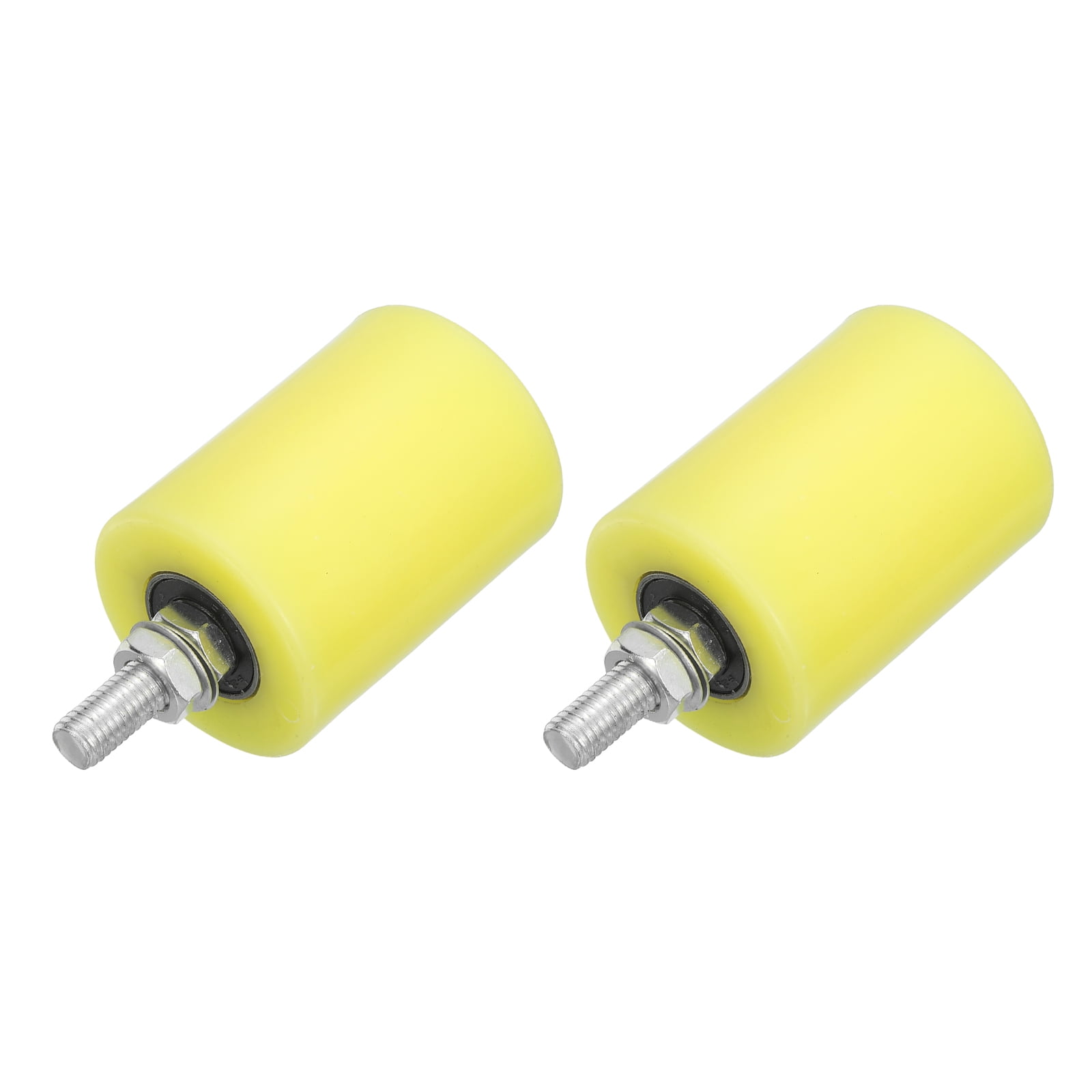 2Pcs Slide Gate Guide Roller, 3.15" Nylon Rollers Gate Support Assembly ...
