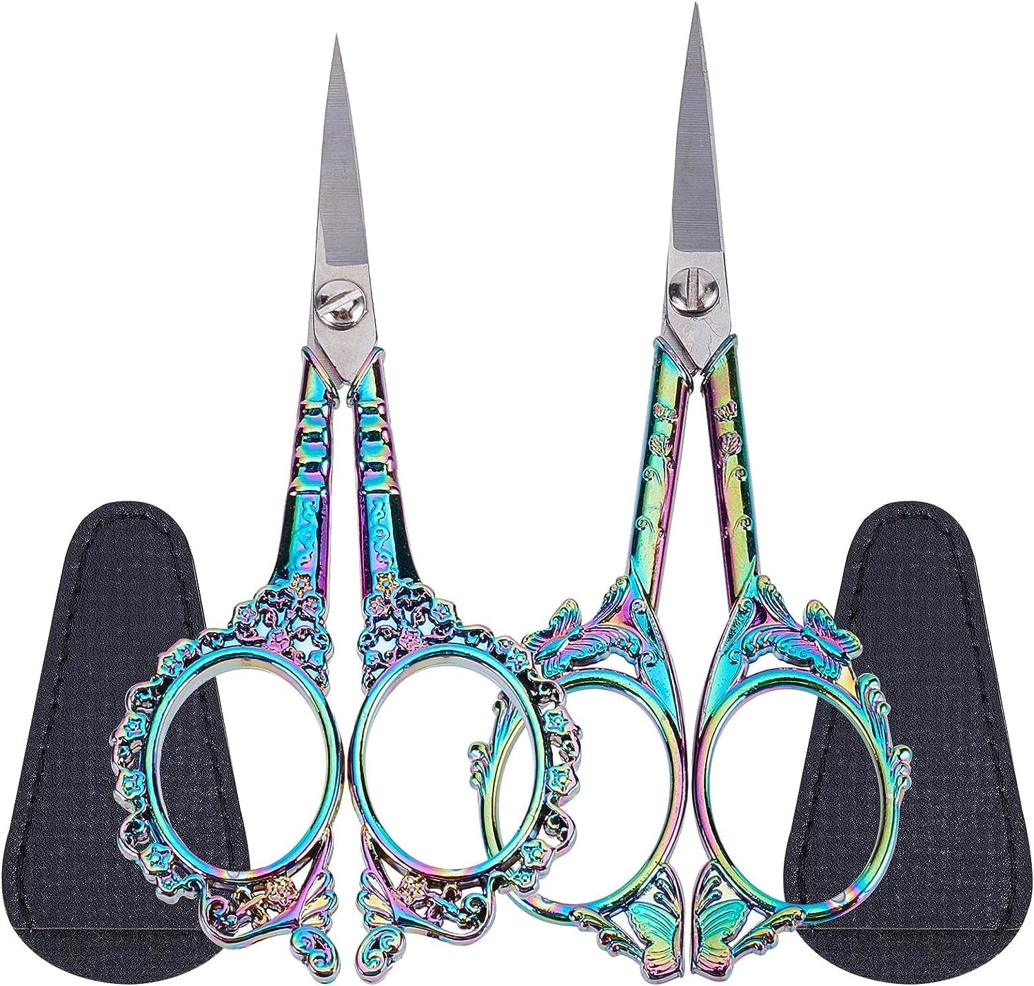 2Pcs Small Embroidery Sewing Scissors Detail Shears Vintage Sharp Tip ...