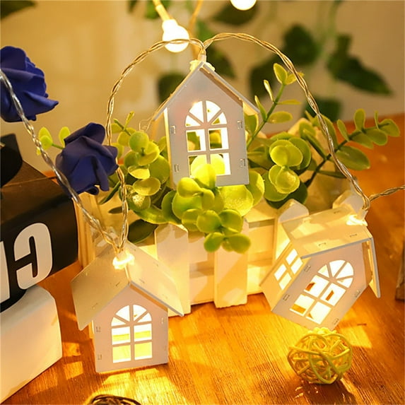 2Pcs Small House Light String LED Under $5! Kadlawus Small House Light ...