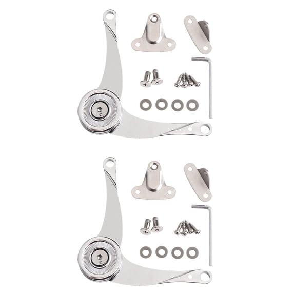 2Pcs Soft Close Chest Hinge Heavy Duty Lid Hinges Soft Close Folding ...