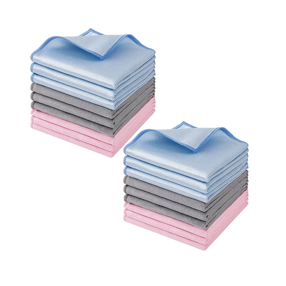 2Pcs Soft Microfiber Cleaning Cloths For Kitchen And Home 6 Pack ...