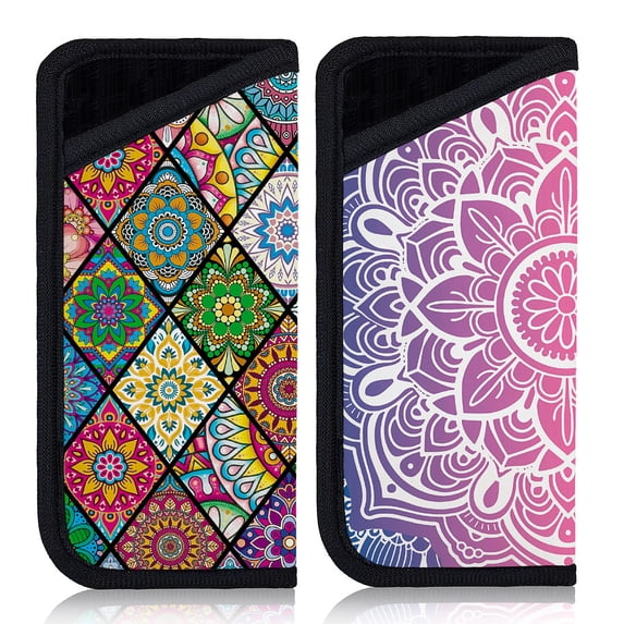 2Pcs Soft Slim Eyeglass Case Slip in Glasses Sleeve for Women Men ...