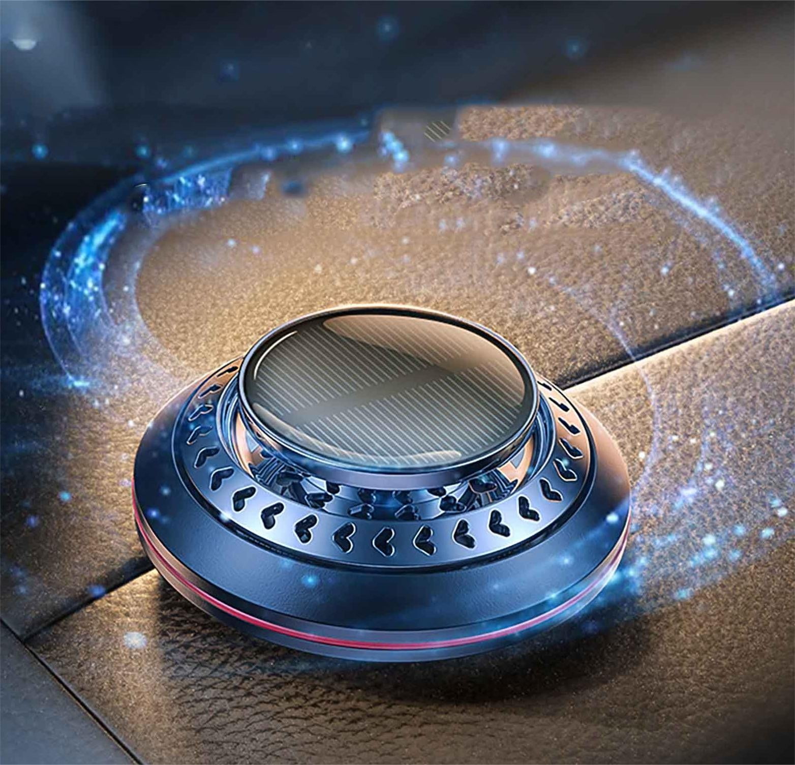 2Pcs Solar Car Diffuser, Yannianjz Solar Car Diffuser, Light Activated ...