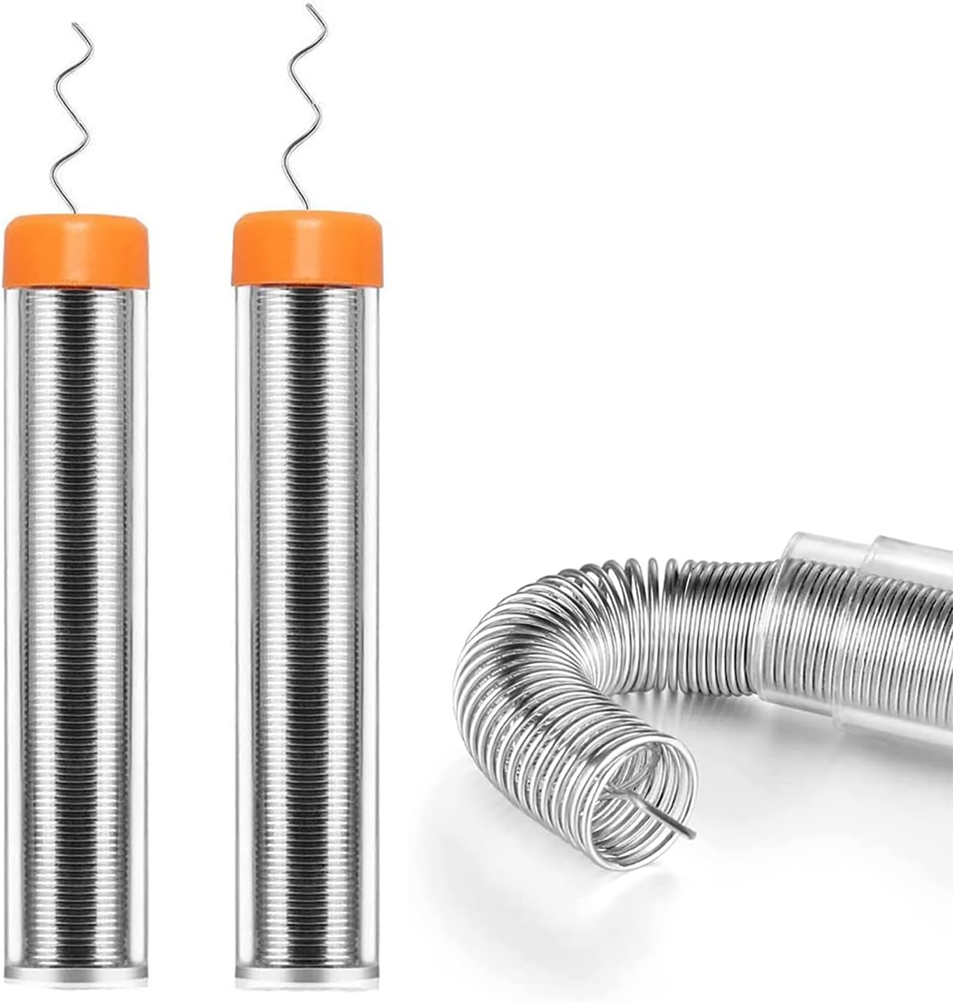 2Pcs Solder Wire,1mm Diameter Rosin Core Solder for Electronic ...