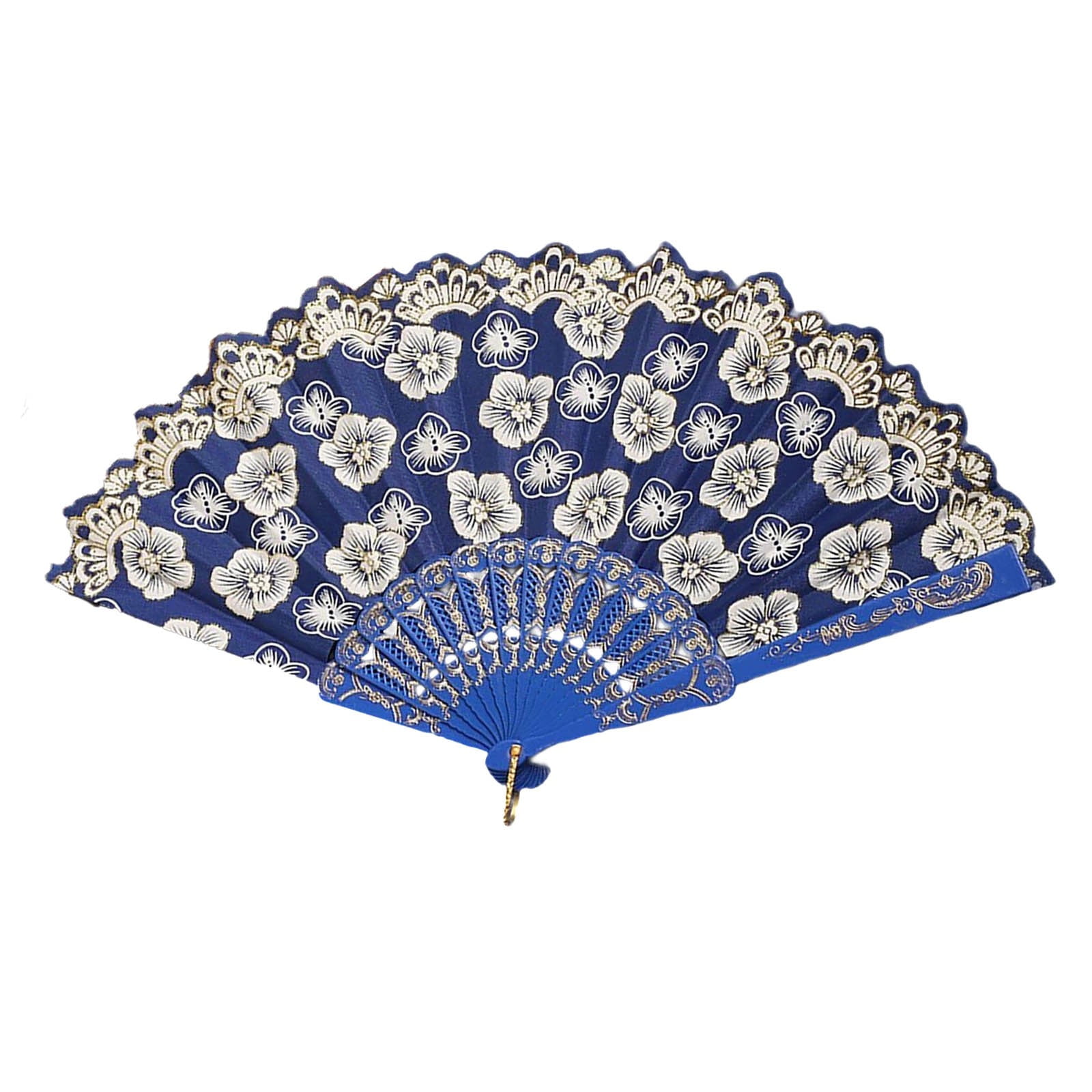 2Pcs Spanish Style Hand Fan - Retro Pattern Folding Fan for Women ...