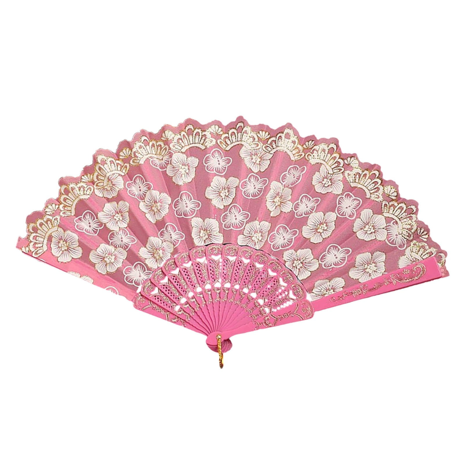 2Pcs Spanish Style Hand Fan - Retro Pattern Folding Fan for Women ...