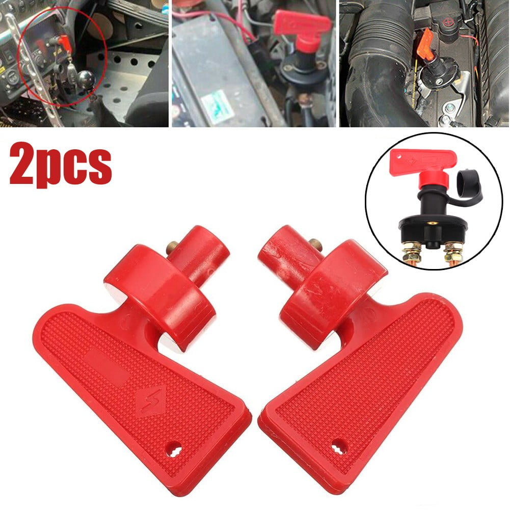2Pcs Spare Key for Battery Disconnect Switch, Isolator Cut Off Power ...