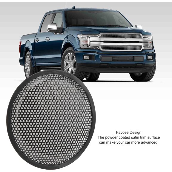 Mesh Car Speaker Subwoofer Grille Grill with 6.5inch Black - Walmart.com