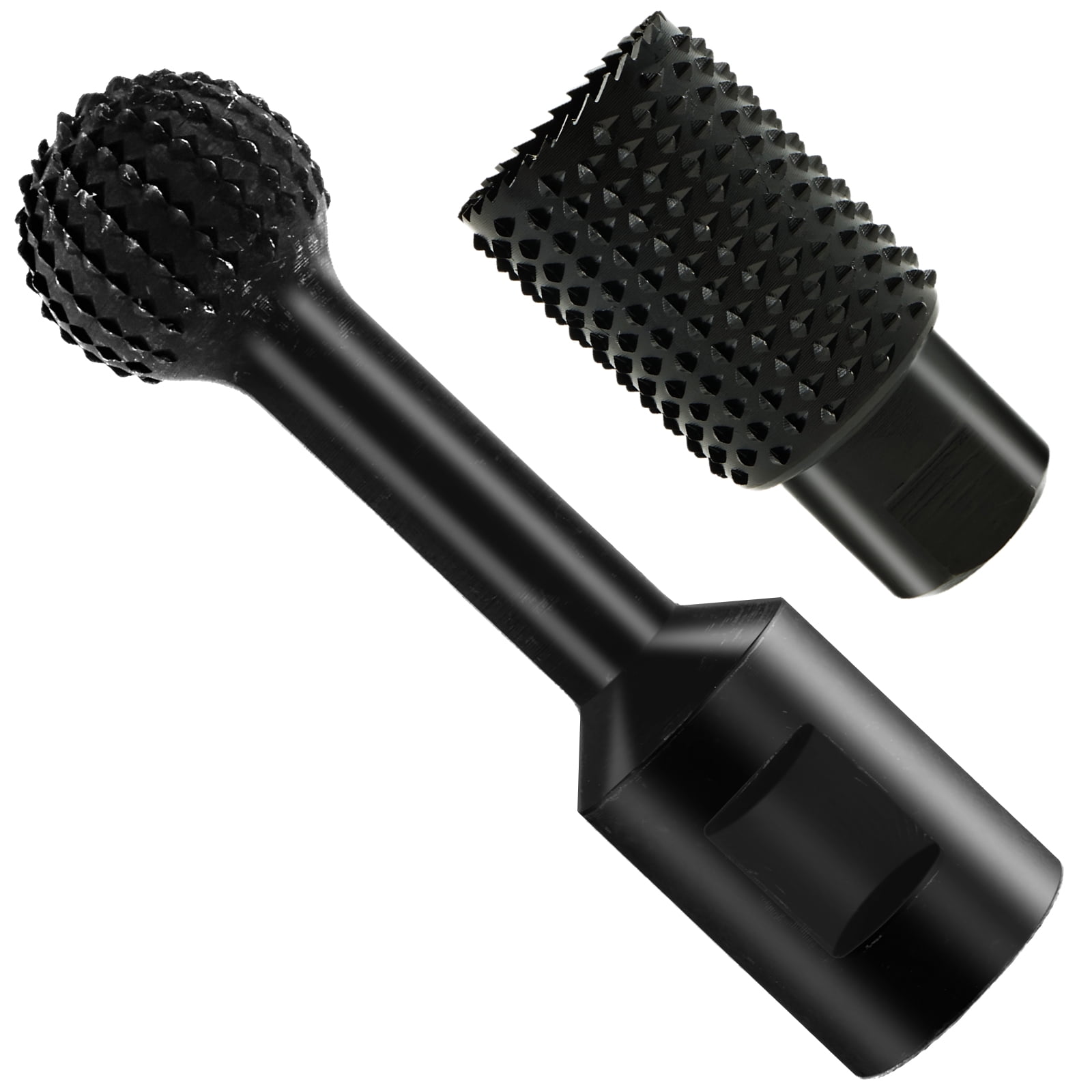 2Pcs Sphere Rotary Burr High Carbon Steel Wood Carving Burrs Ball ...