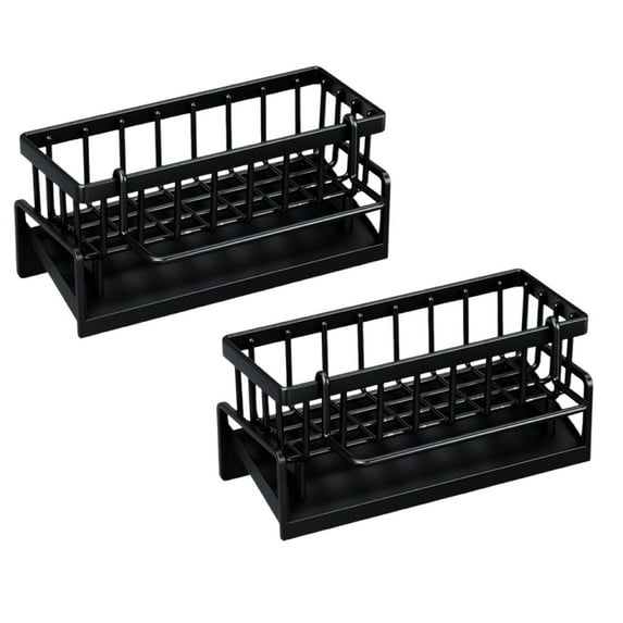 2Pcs Sponge Holder For Kitchen Caddy Organizer Kitchen For Countertop ...