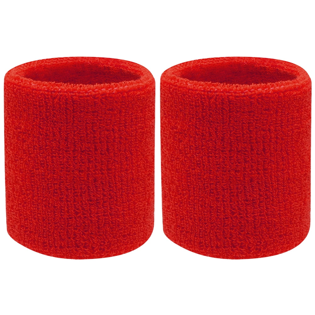 2Pcs Sports Wrist Braces Sweat Wicking Wristbands Protective Covers ...