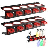 2Pcs Spray Bottle Storage Racks, Spray Bottle Wall Mount Organizers ...