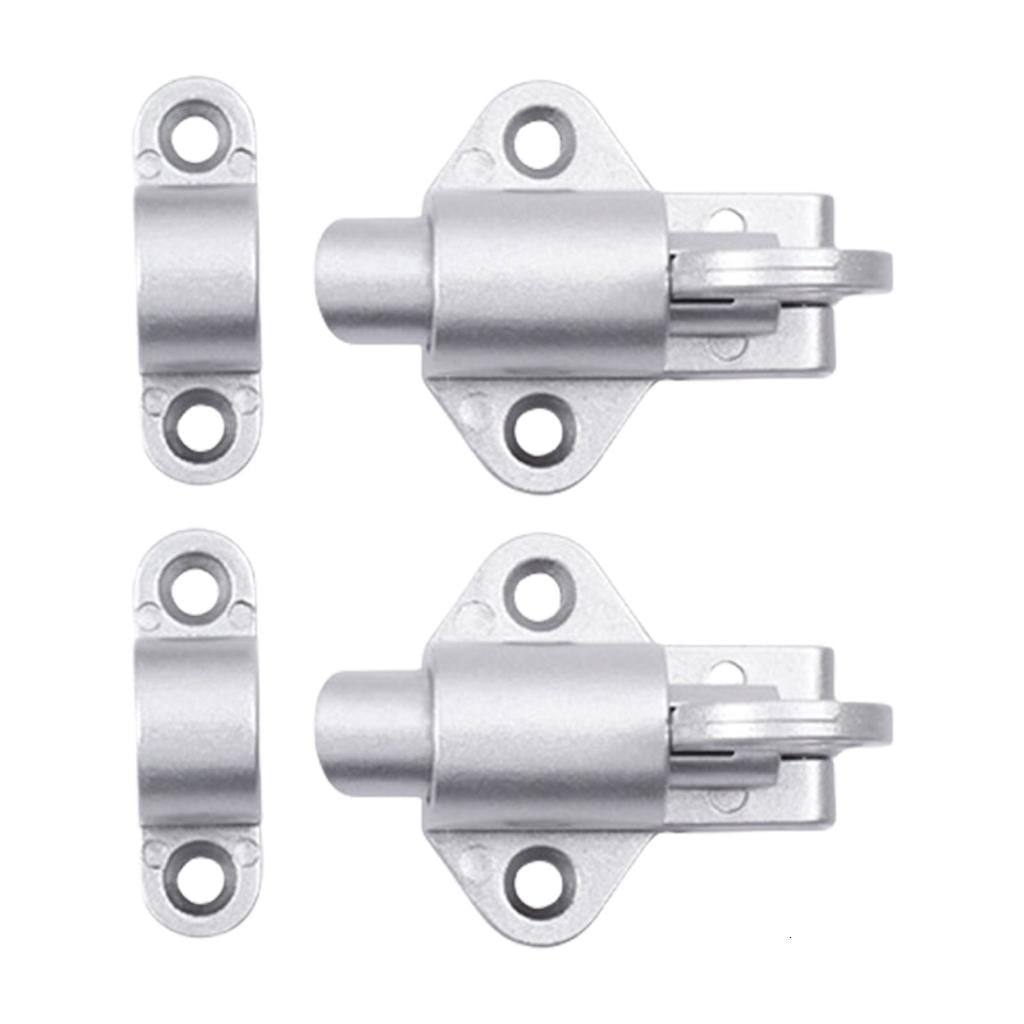 2Pcs Spring Door Bolt Lock Window Security Pull Rings Spring Bounce ...