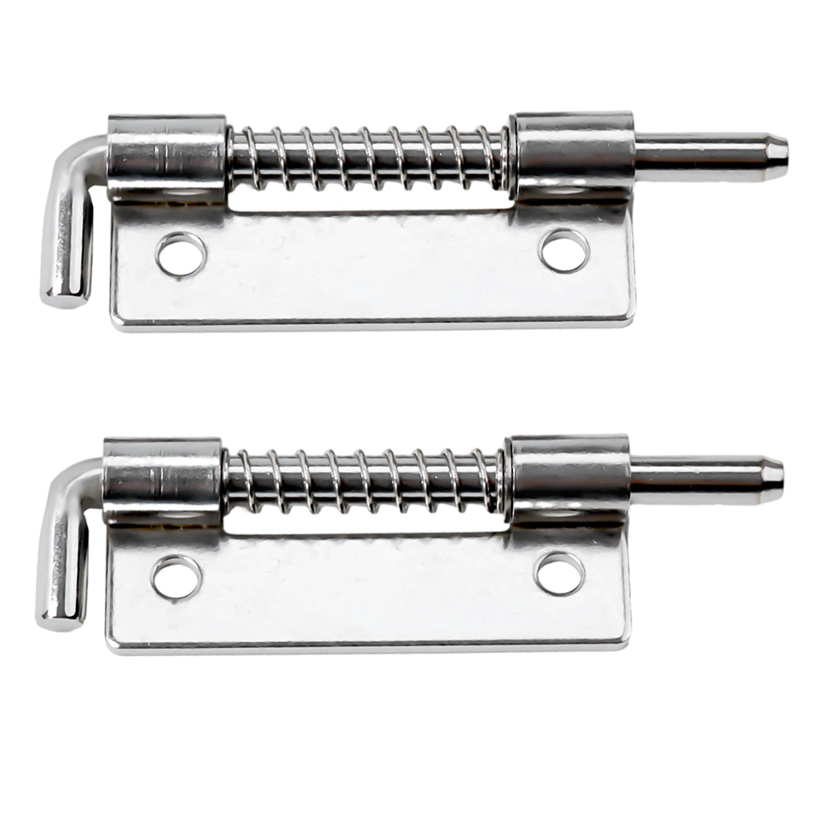 2Pcs Spring Loaded Latch Pin 304 Stainless Steel Door Cabinet Hinges ...