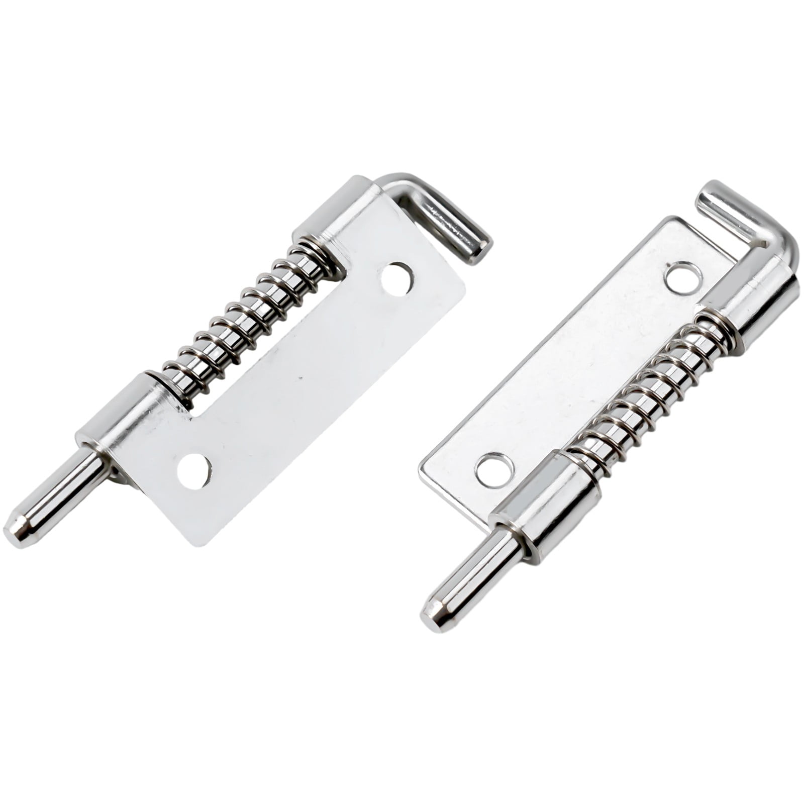 2Pcs Spring Loaded Latches Security Bolt Latch Tone Door Cabinet Hinges ...