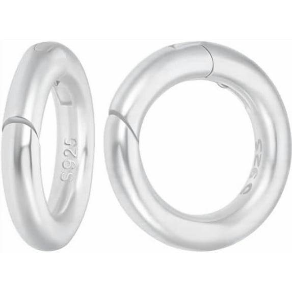 2Pcs Spring O Rings Gate Rings 925 Sterling Silver Snap Clip Small ...