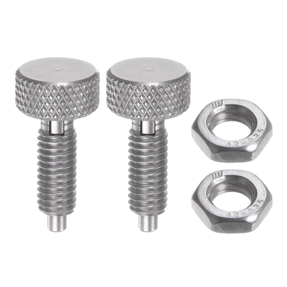 2Pcs Spring Plunger with Knurled Handle M6*1.0 Pin Dia.3mm Release Pins ...