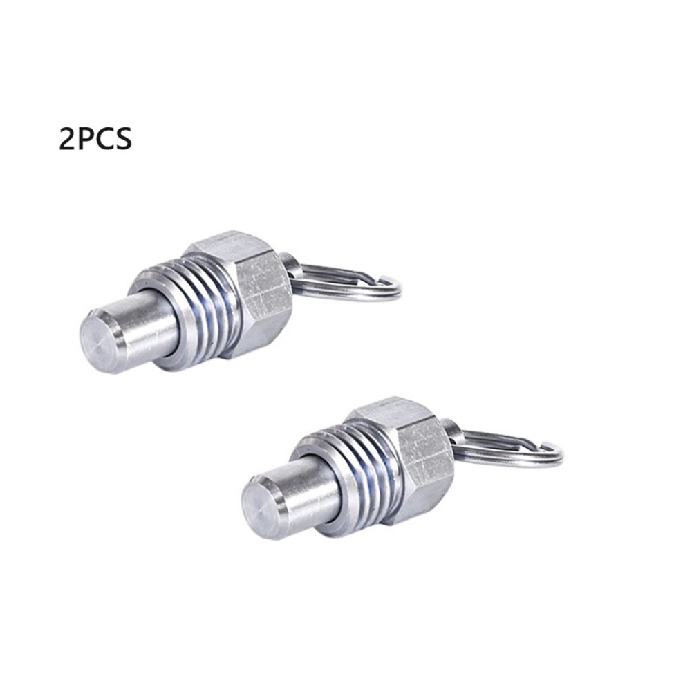 2Pcs Spring Plungers Pull Ring Stainless Steel Short Retractable Spring ...
