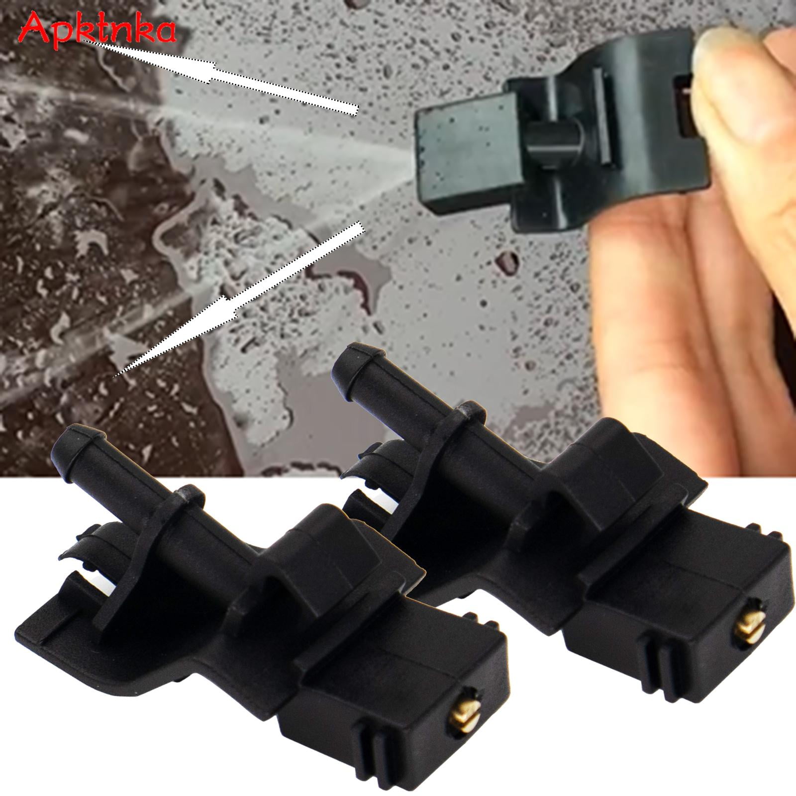 2Pcs Sprinkler Head Car Windshield Wiper Jet Washer Nozzle Fan Shaped ...