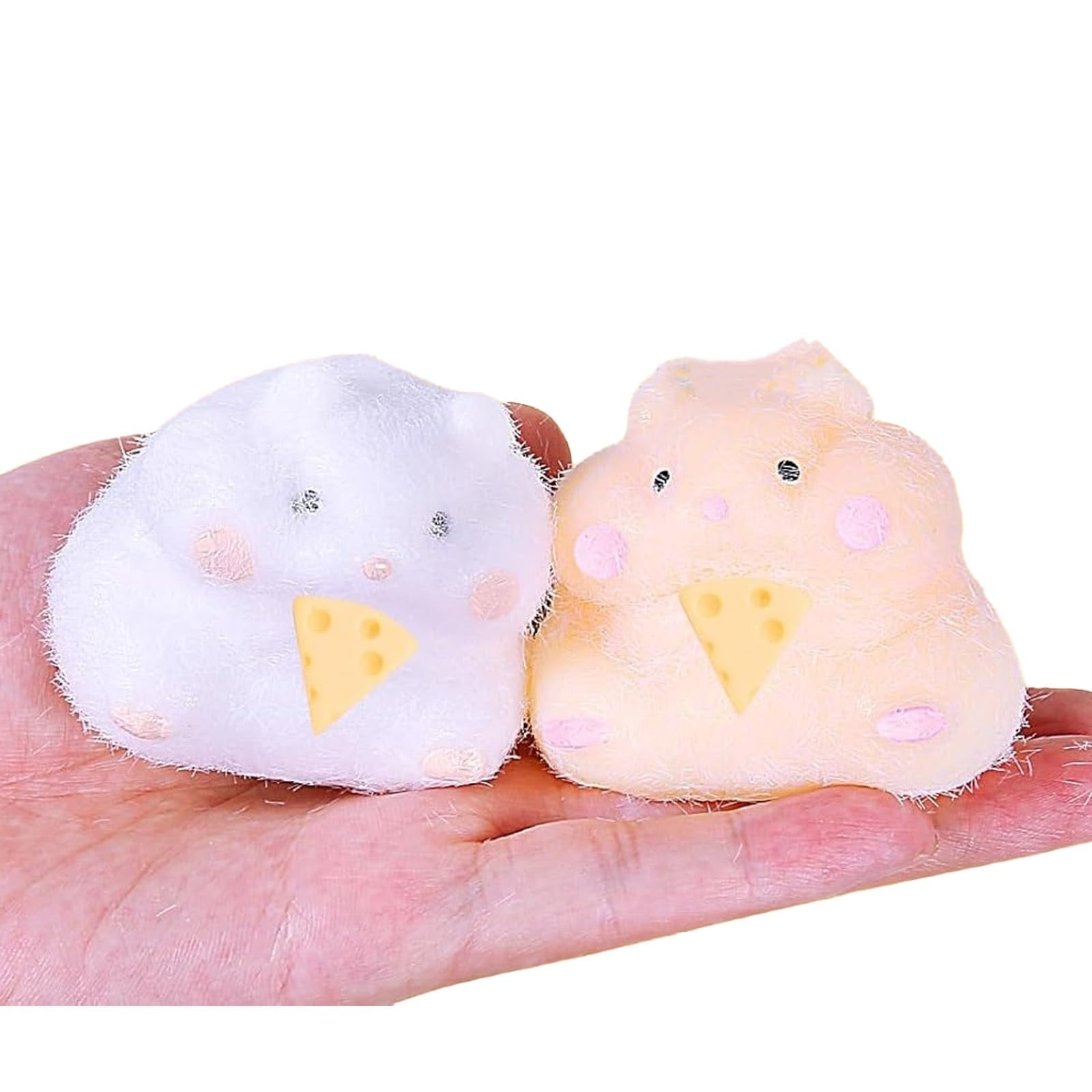 2Pcs Squishy Hamster Stress Relief Squeeze Toys Sensory Kids Gift ...