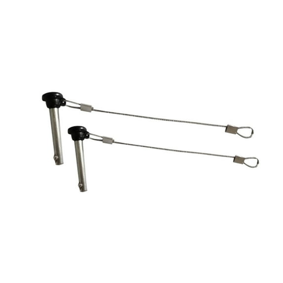 2Pcs Stainless Steel Bimini Top Pull Pins Steel Ball Pins Safety Pins ...