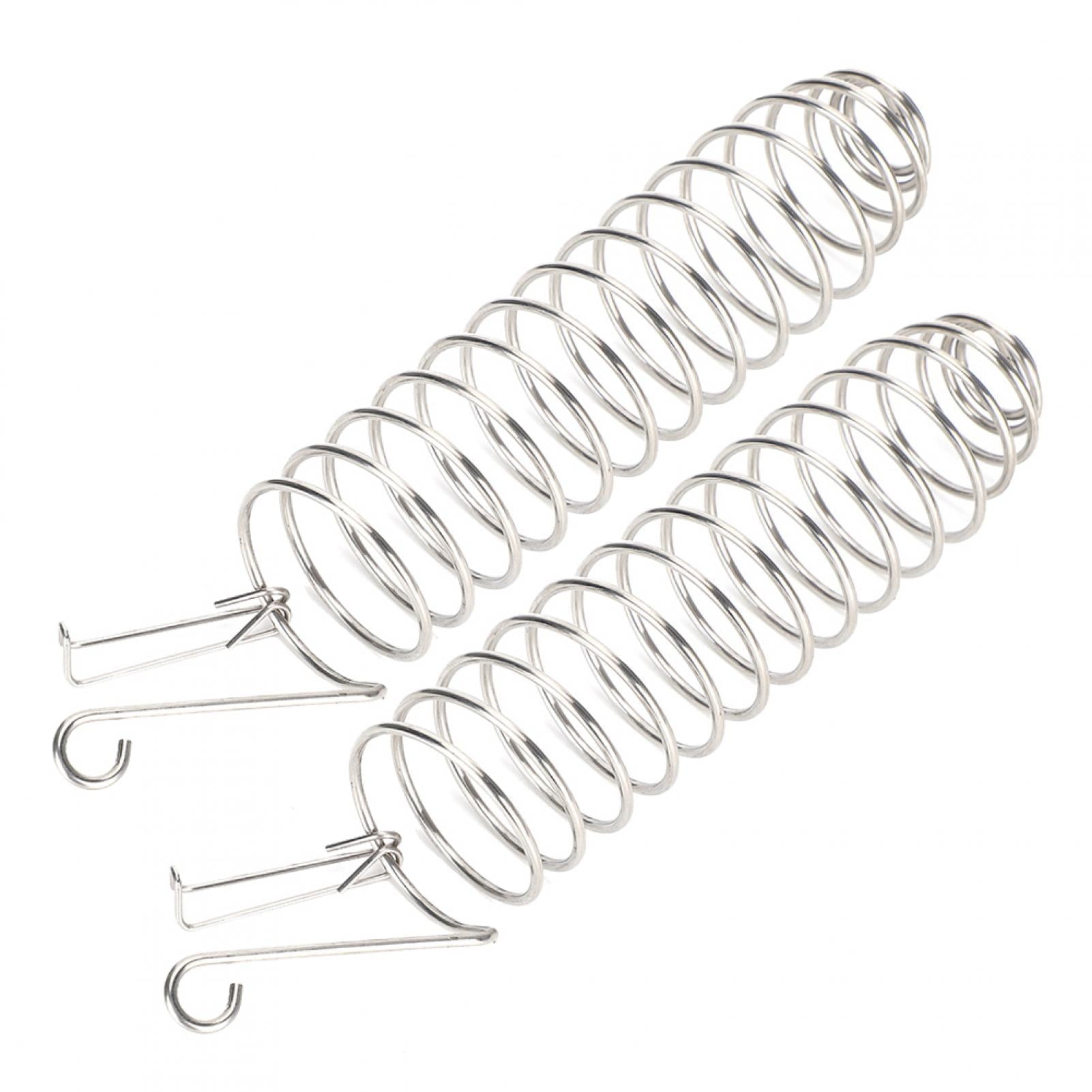 2Pcs Stainless Steel Bird Parrot Safety Lock Buckle Feeding Device ...