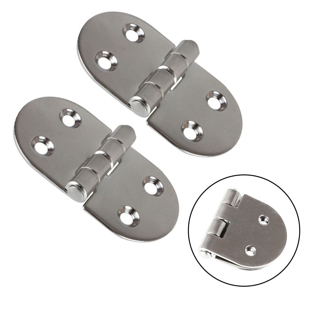 2Pcs Stainless Steel Door Butterfly Hinges 3" X 1.5" Marine Hinge ...