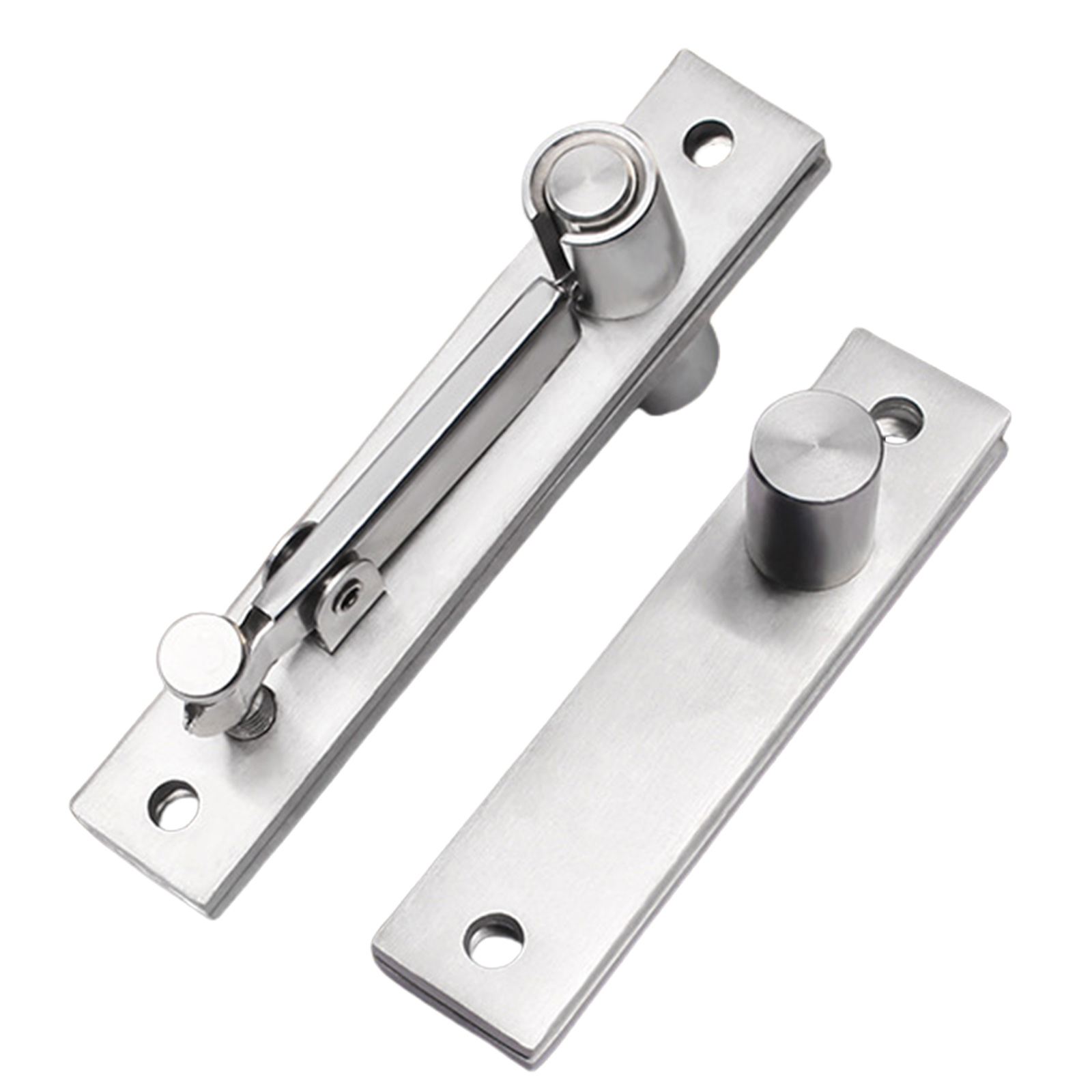 2Pcs Stainless Steel Door Pivots Hinge 360/90 Degree Shafts Door Hinge ...