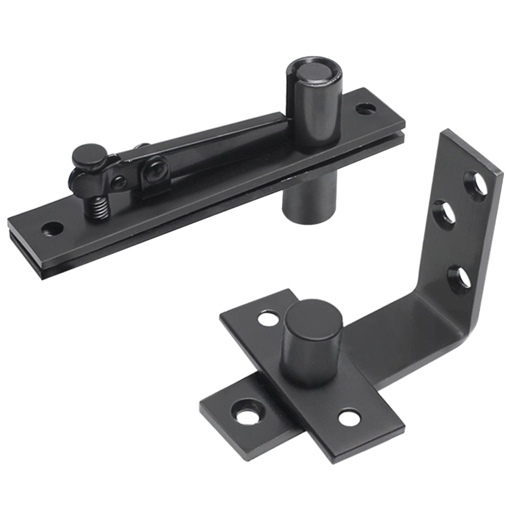 2Pcs Stainless Steel Door Pivots Hinge 360/90 Degree Shafts Wood Door ...
