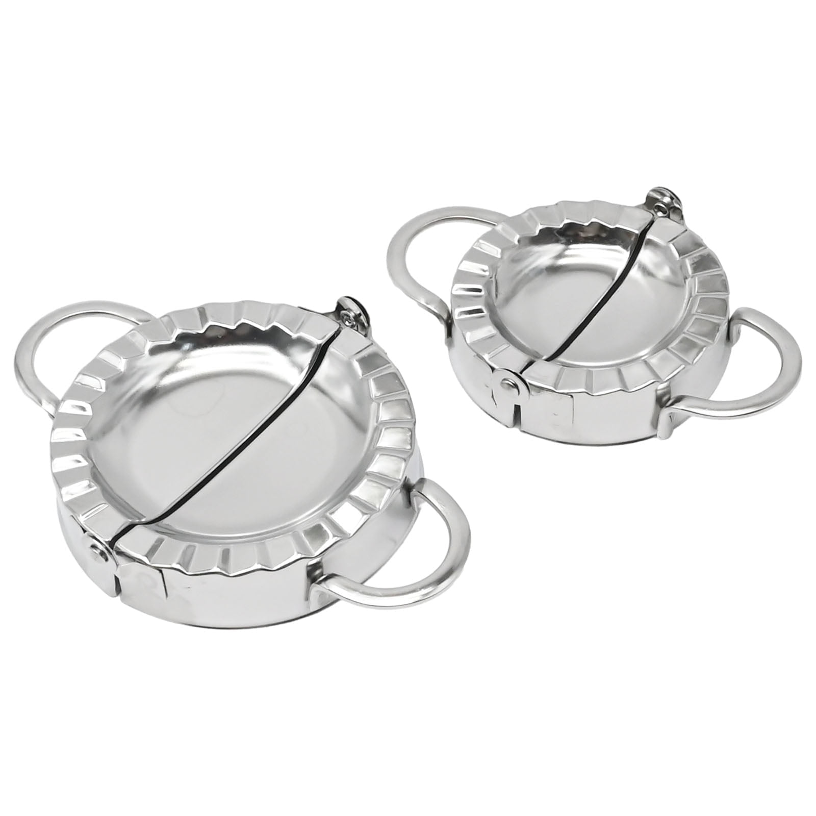 2Pcs Stainless Steel Dumpling Ravioli Maker Press, Wonton Mould, Easy ...