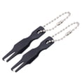 2Pcs Stainless Steel Fishing Line Tweezers Double Rings Opening Pliers ...