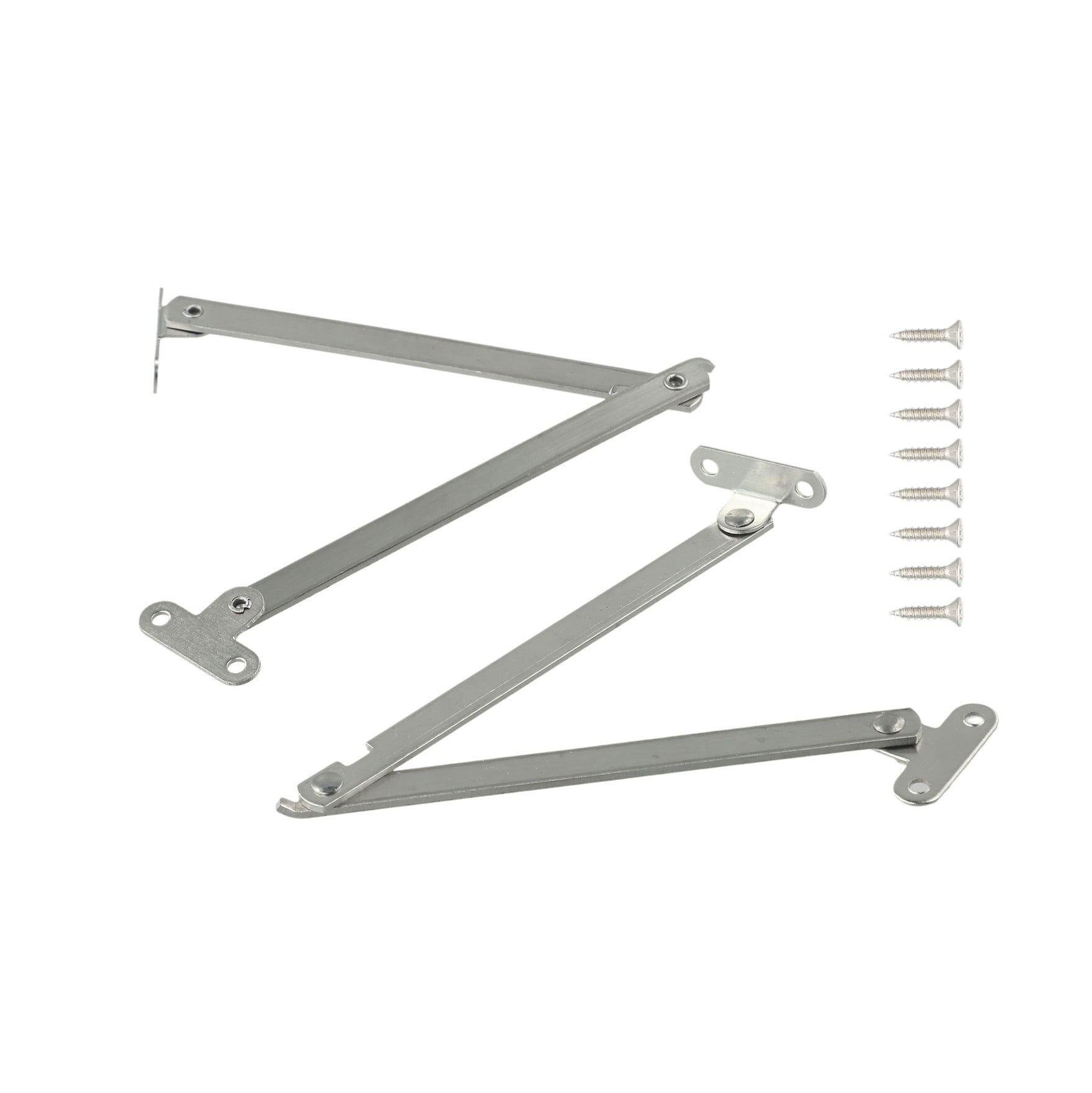 2Pcs Stainless Steel Folding Pull Rod Cabinet Door Movable Lift Up ...