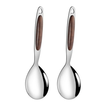 Opvise Large Stainless Steel Soup Spoon with Long Handle and ...
