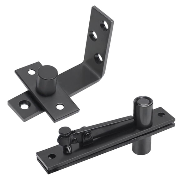 2Pcs Stainless Steel Pivots Door Hinge Heavy Duty Pivots Hinge 360/90 ...