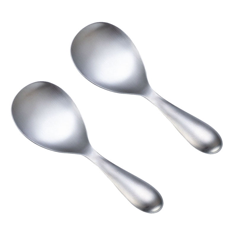 2Pcs Stainless Steel Rice Paddle Rice Paddle Stainless Steel Rice Spoon ...