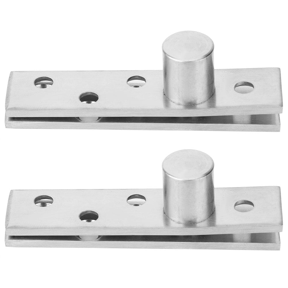 2Pcs Stainless Steel Rotation Hidden Door Centre Shaft Pivot Hinges,360 ...