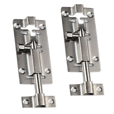2 Pack Slide Barrel Bolt Latch Sliding Latch Lock, Stainless Steel ...