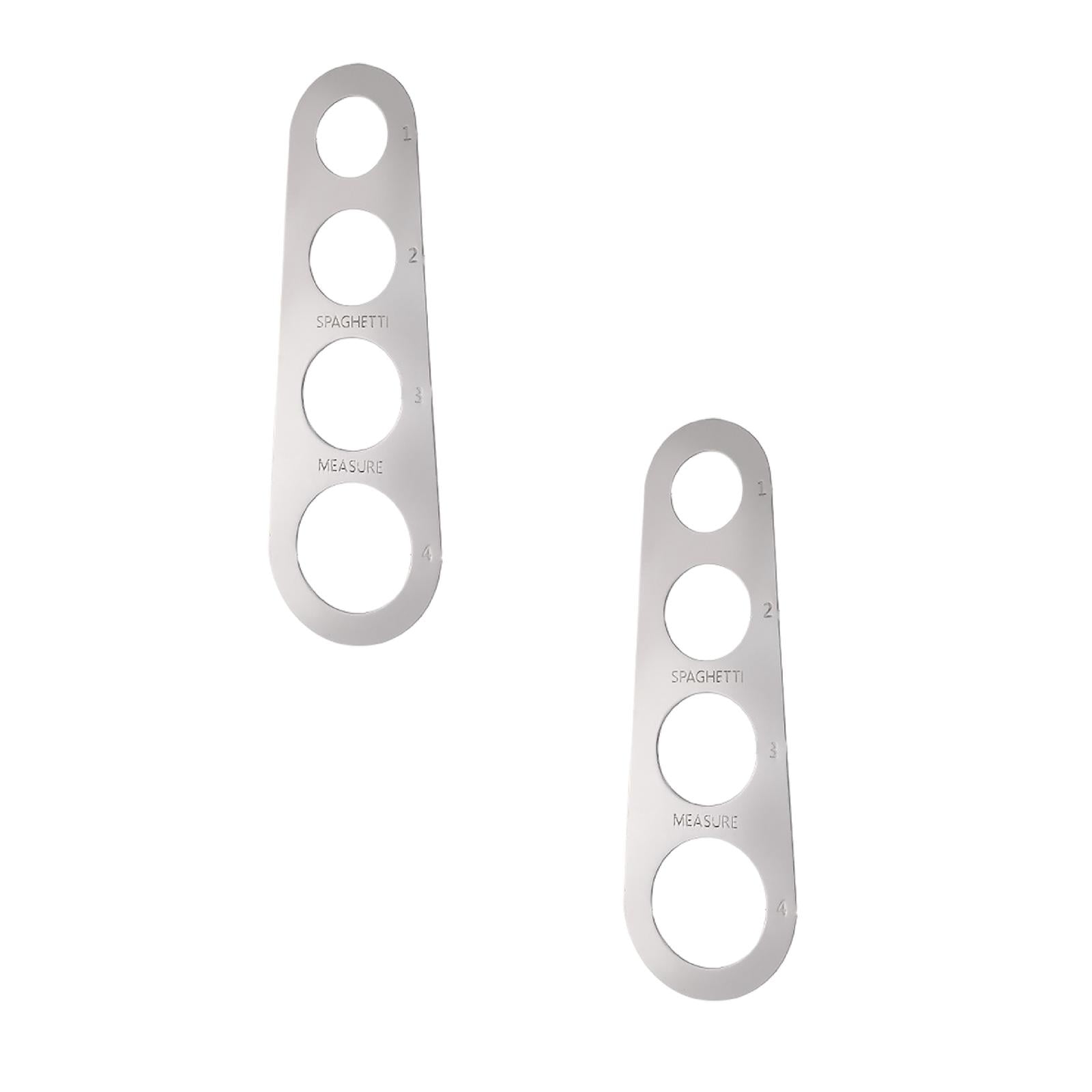 2Pcs Stainless Steel Spaghetti Measurer Quick Pasta Measuring Tool for ...
