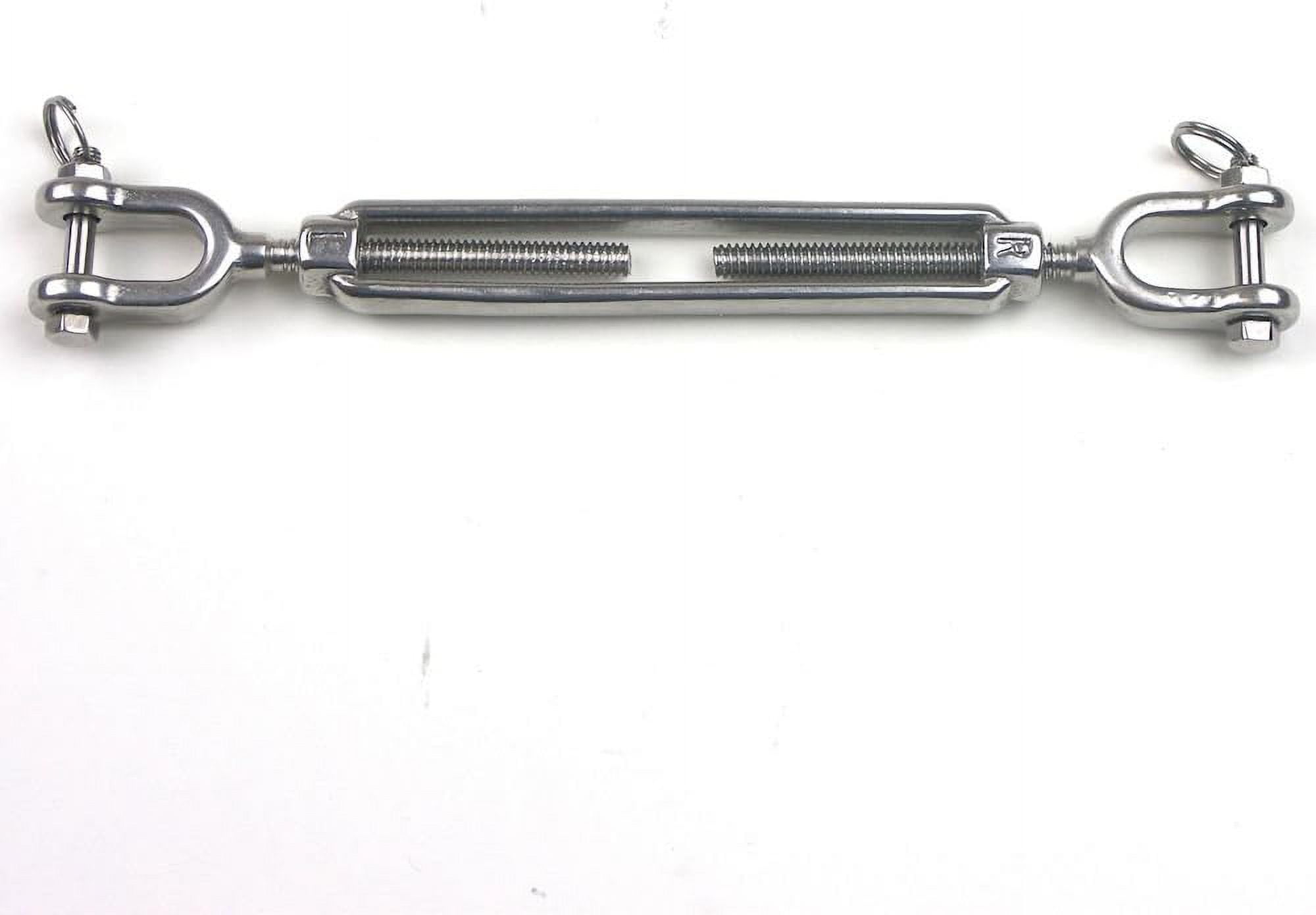 2pcs Stainless Steel T316 Open Body Jaw & Jaw Turnbuckle Tensioner - 3/ ...